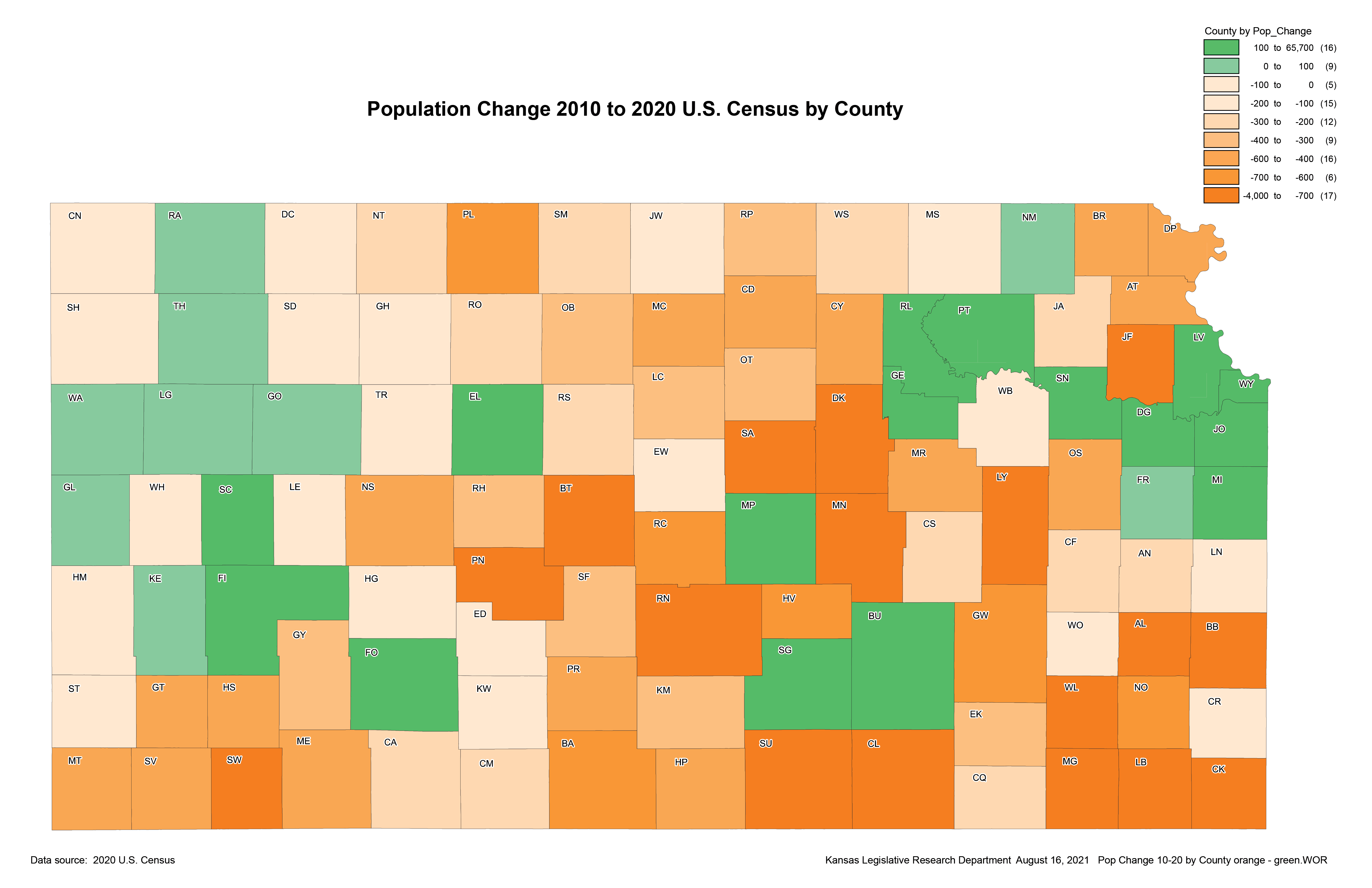 2020 Kansas Population – KLRD