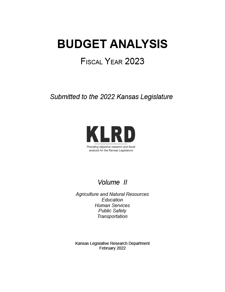 Budget Analysis FY 2023 – KLRD